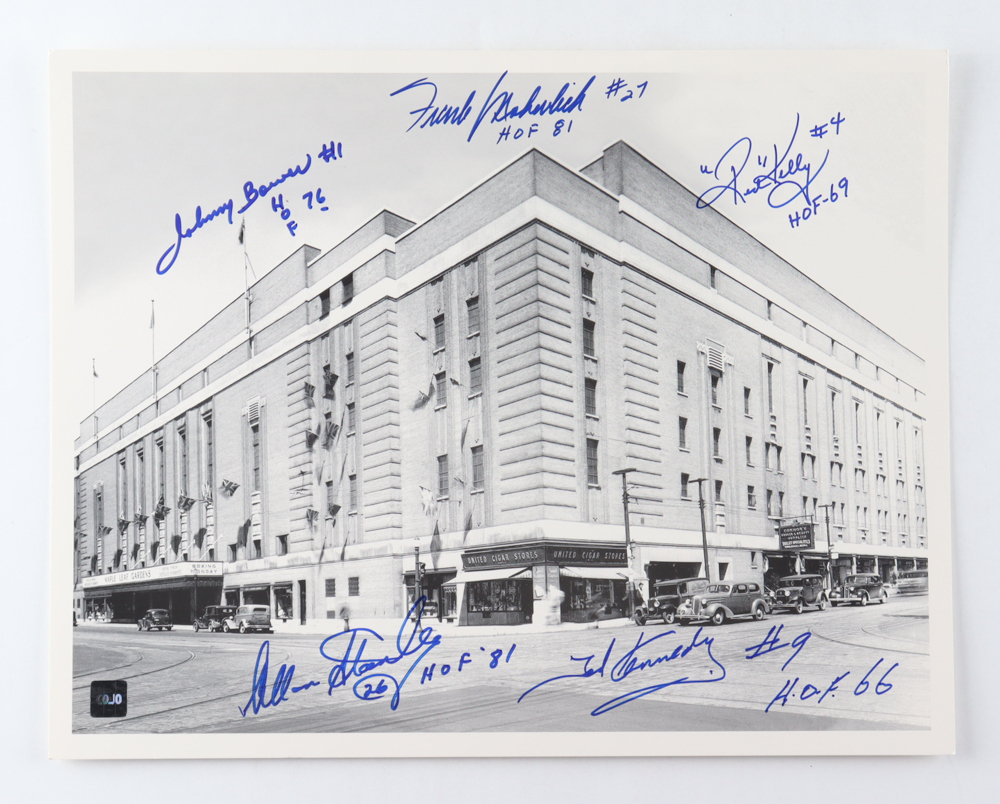 Red Wings 11x14 Photo Signed & Inscribed By (5) With Frank Mahovlich ...