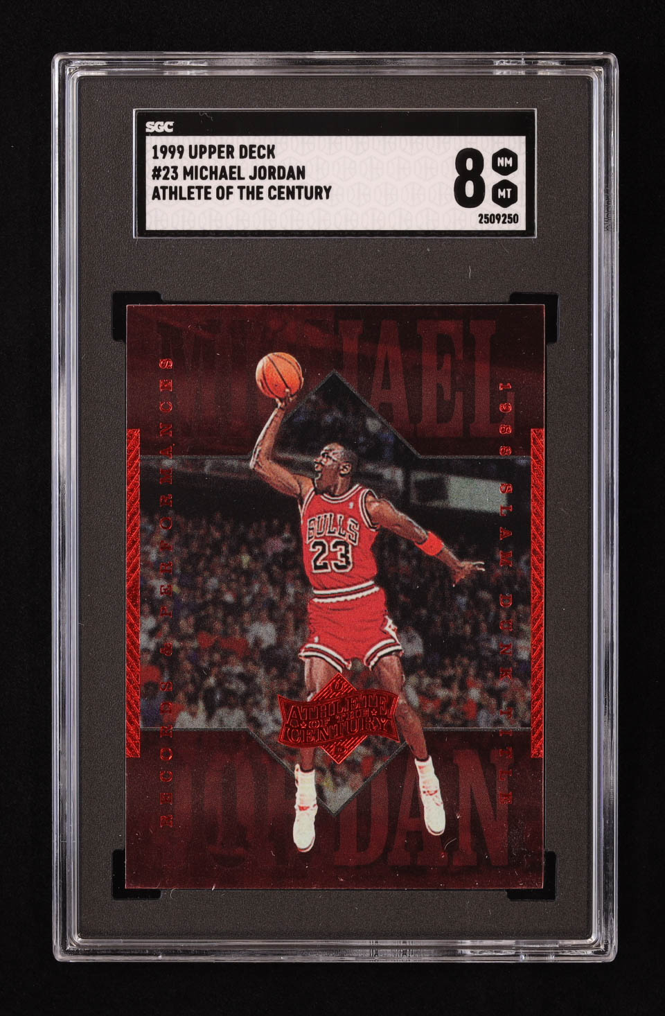 Michael Jordan 1999 Upper Deck Michael Jordan Athlete of the Century ...
