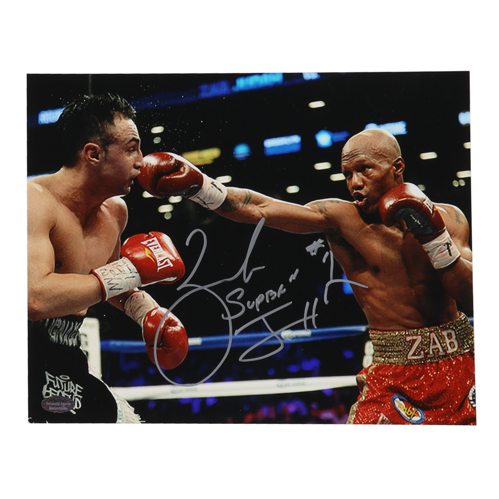Zab Judah Signed 8x10 Photo Inscribed "Super #1" (Schwartz) | Pristine ...