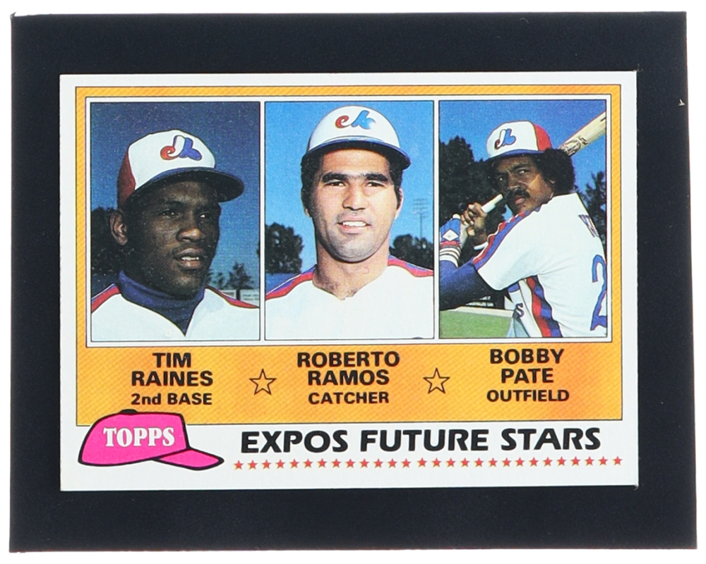 Tim Raines / Roberto Ramos / Bobby Pate 1981 Topps #479 RC | Pristine ...