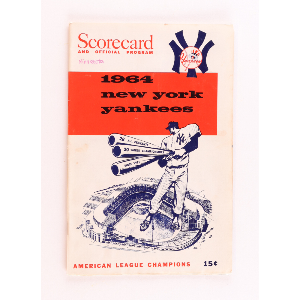 1964 New York Yankees Official Program | Pristine Auction