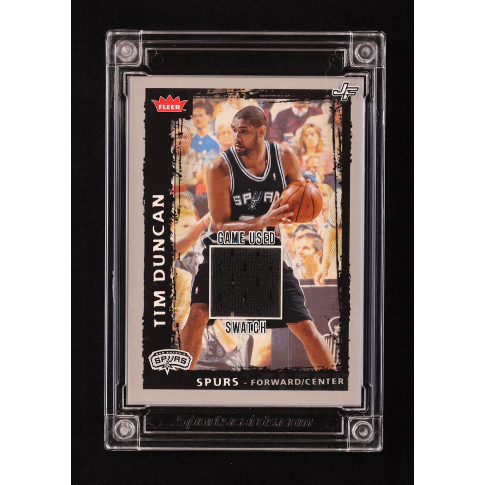 Tim Duncan 2022-23 Jersey Fusion Game-Used Swatch #TD99 | Pristine Auction
