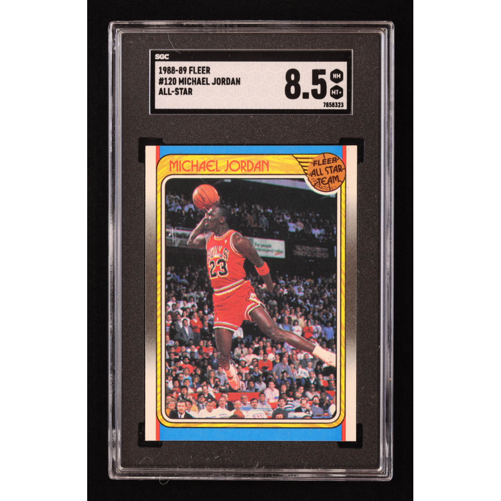 Michael Jordan 1988-89 Fleer #120 AS (SGC 8.5) | Pristine Auction
