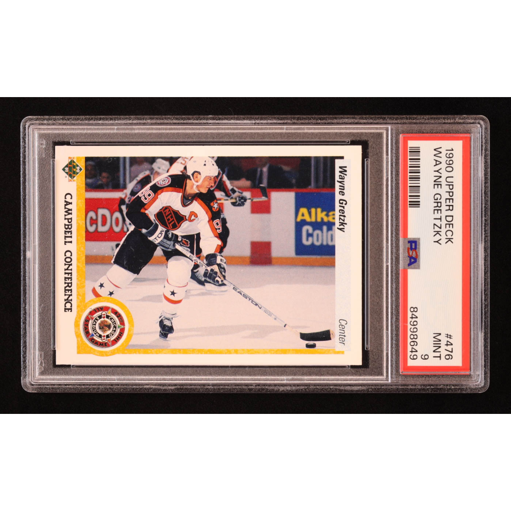 Wayne Gretzky 1990-91 Upper Deck #476 AS (PSA 9) | Pristine Auction