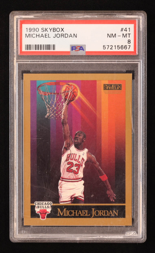 Michael Jordan 1990-91 SkyBox #41 (PSA 8) | Pristine Auction
