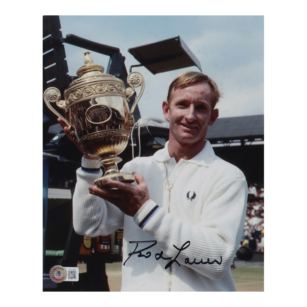 Rod Laver Signed 8x10 Photo (Beckett) | Pristine Auction