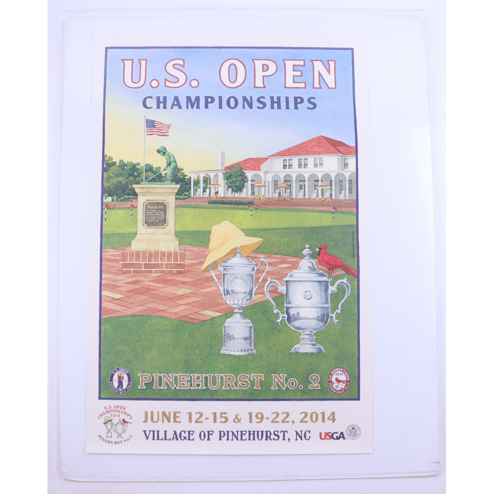 2014 U.S. Open Pinehurst 24x36 Poster | Pristine Auction