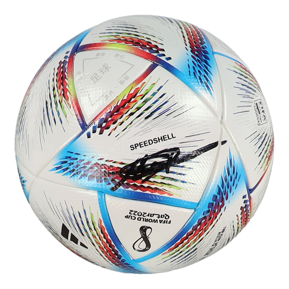 Ansu Fati Signed 2022 FIFA World Cup Logo Soccer Ball (JSA & PIA ...