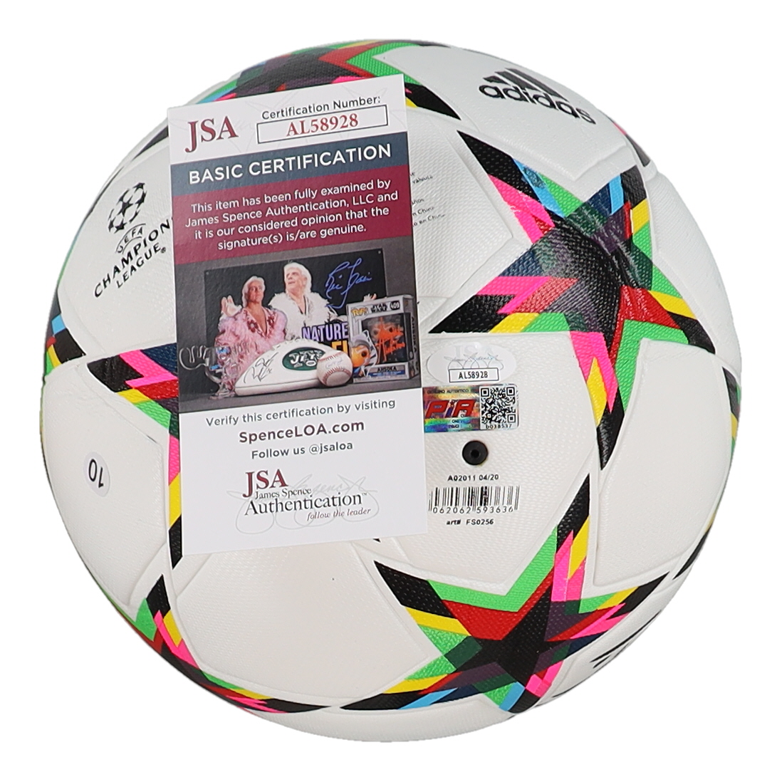 Ilaix Moriba Signed UEFA Champions League Logo Soccer Ball (JSA & PIA ...