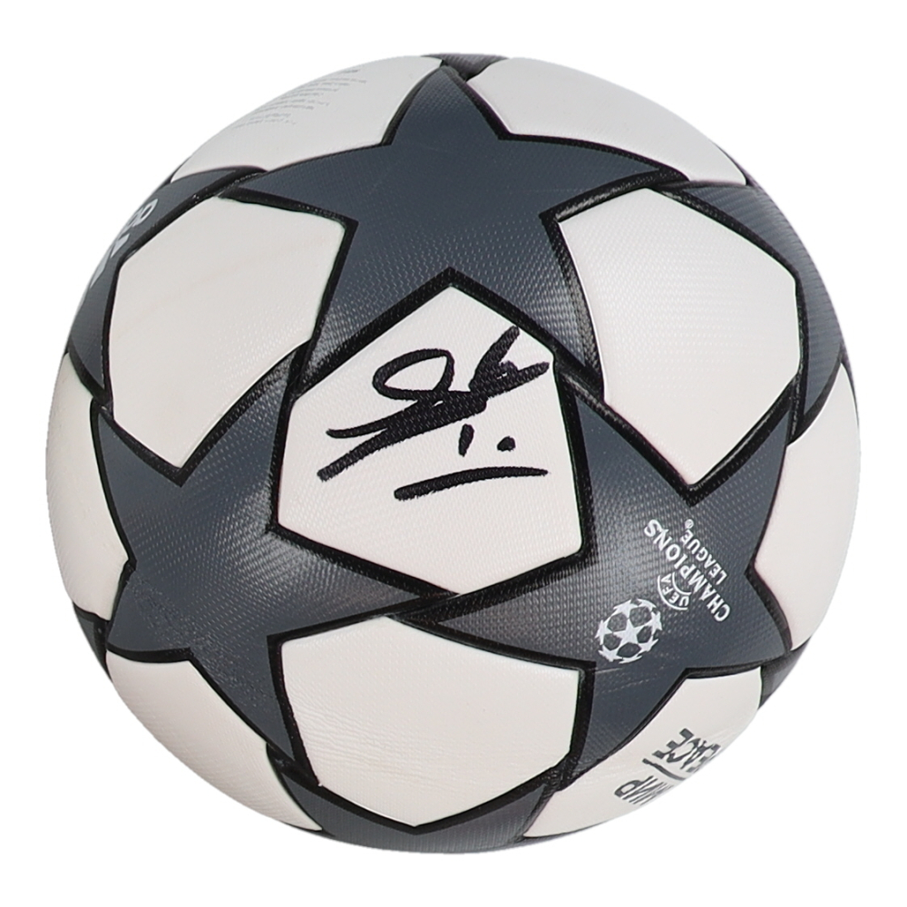 Ilaix Moriba Signed UEFA Champions League Logo Soccer Ball (JSA & PIA ...
