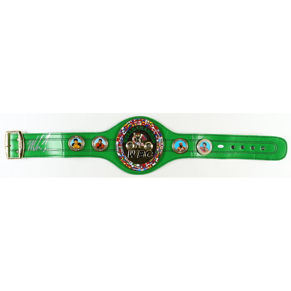 Mike Tyson Signed Full-Size WBC Heavyweight Championship Belt (Tyson ...