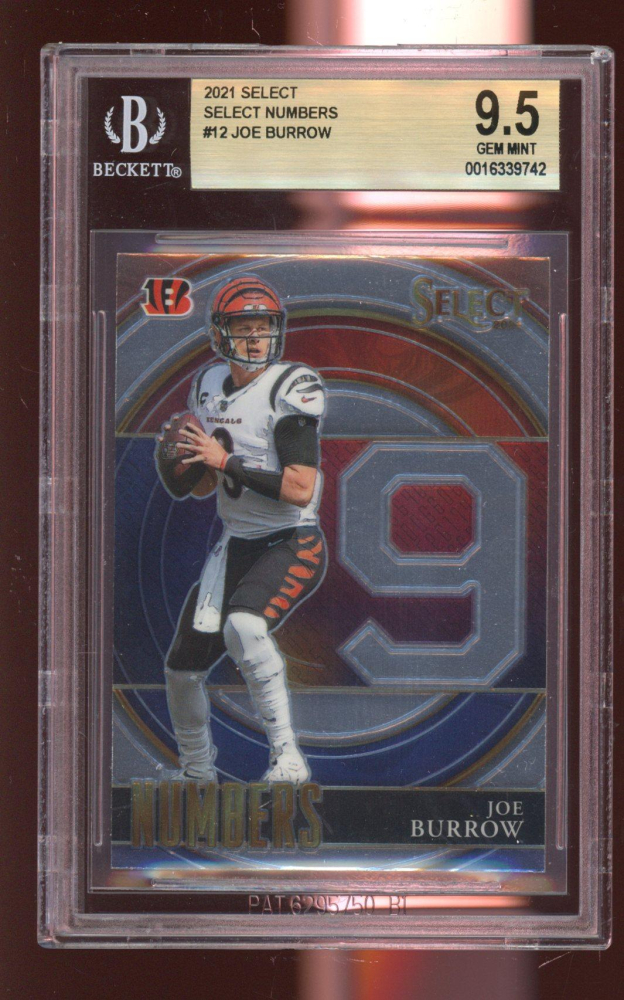 Joe Burrow 2021 Select Select Numbers #12 (BGS 9.5) | Pristine Auction