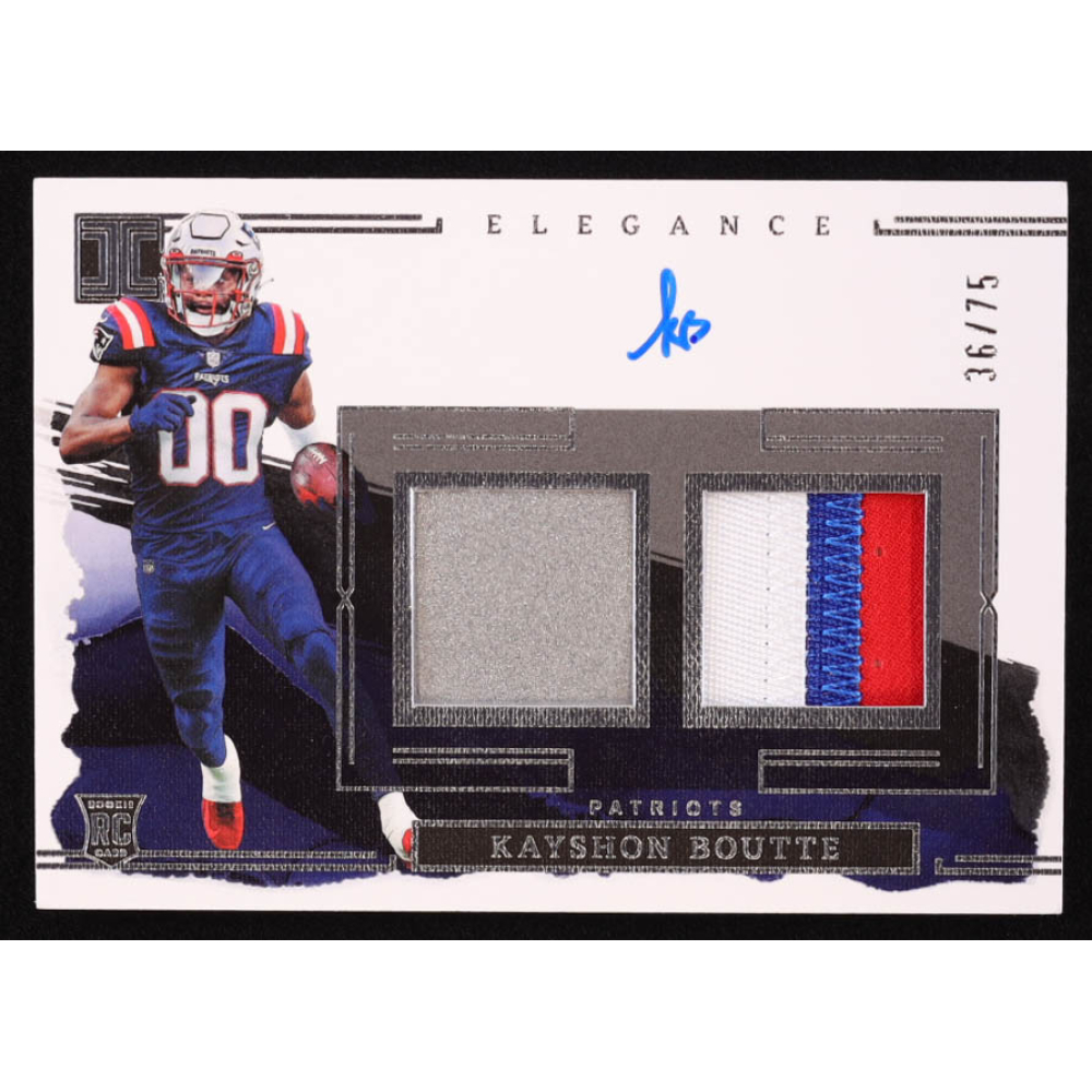 Kayshon Boutte 2023 Panini Impeccable Elegance Rookie Helmet and Patch ...