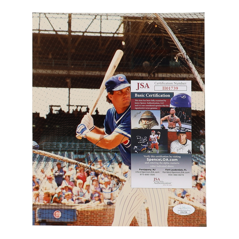 Ryne Sandberg Signed Cubs 8x10 Photo (JSA) | Pristine Auction