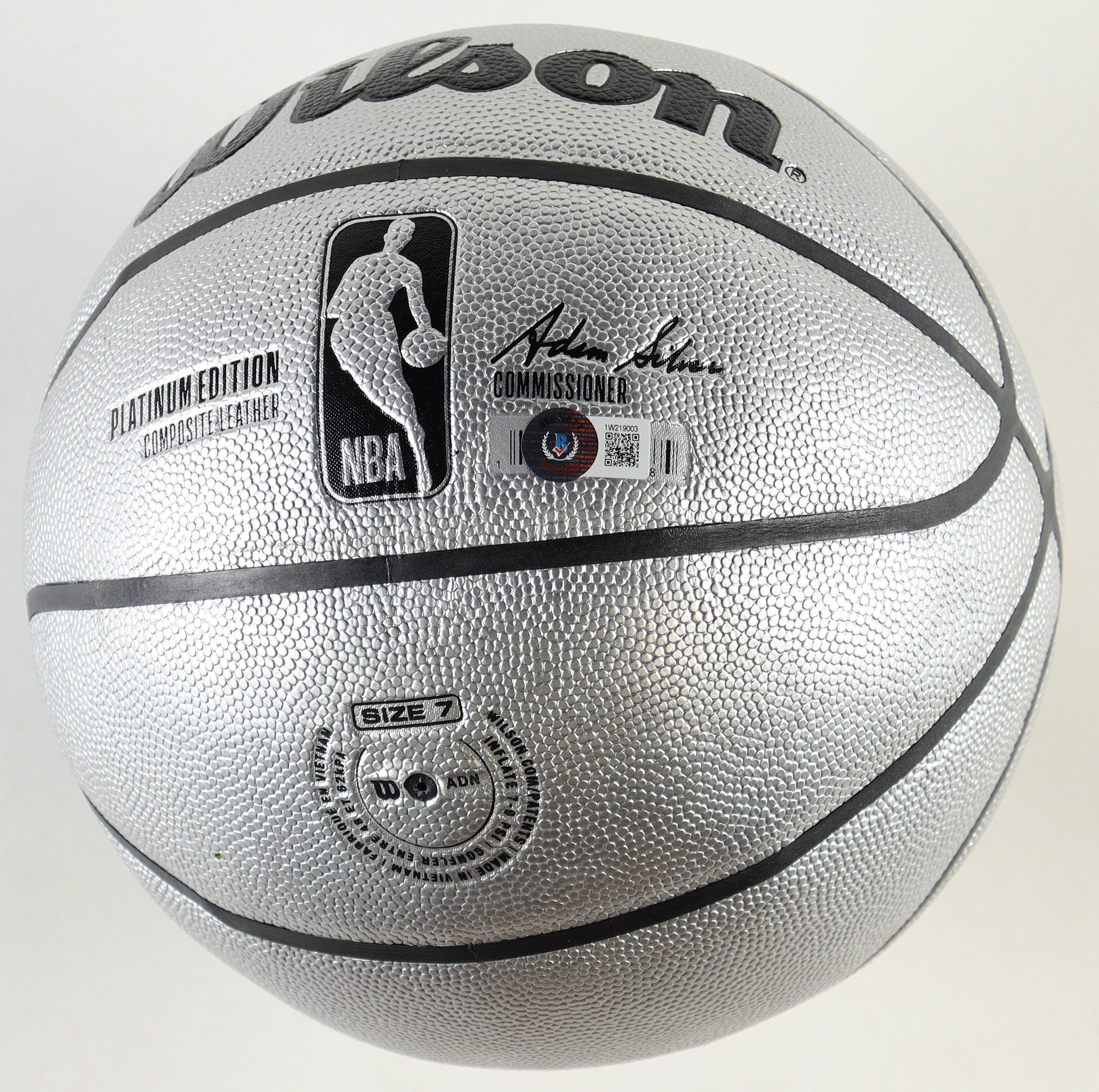 Allen Iverson Signed NBA Basketball (Beckett) | Pristine Auction