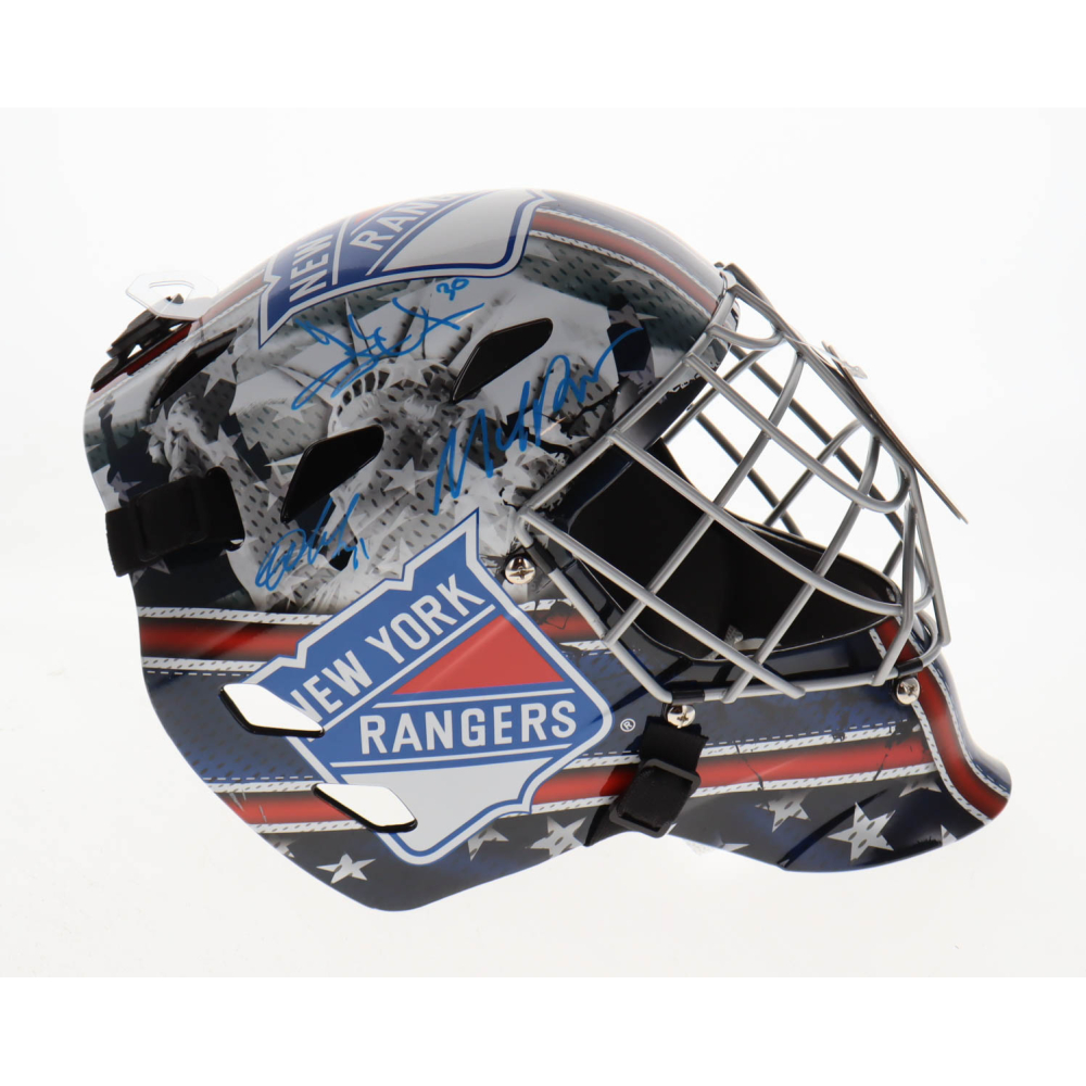 Igor Shesterkin, Mike Richter & Henrik Lundqvist Signed Rangers Full ...