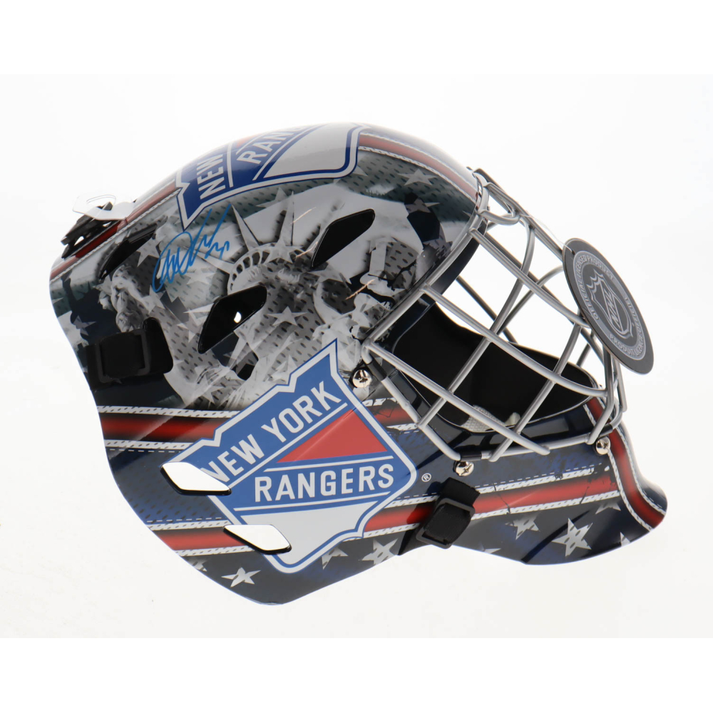 Igor Shesterkin Signed Rangers Full-Size Hockey Goalie Mask (Fanatics ...
