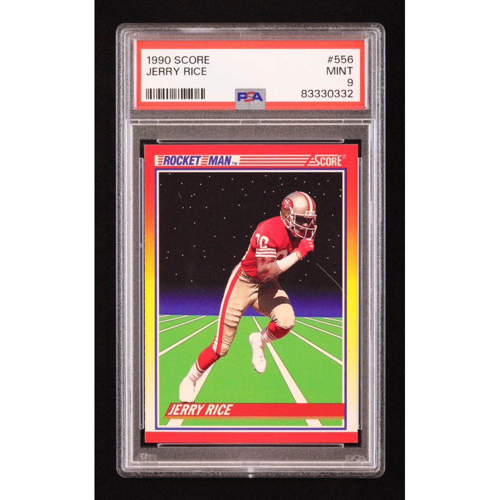 Jerry Rice 1990 Score #556 RM (PSA 9) | Pristine Auction