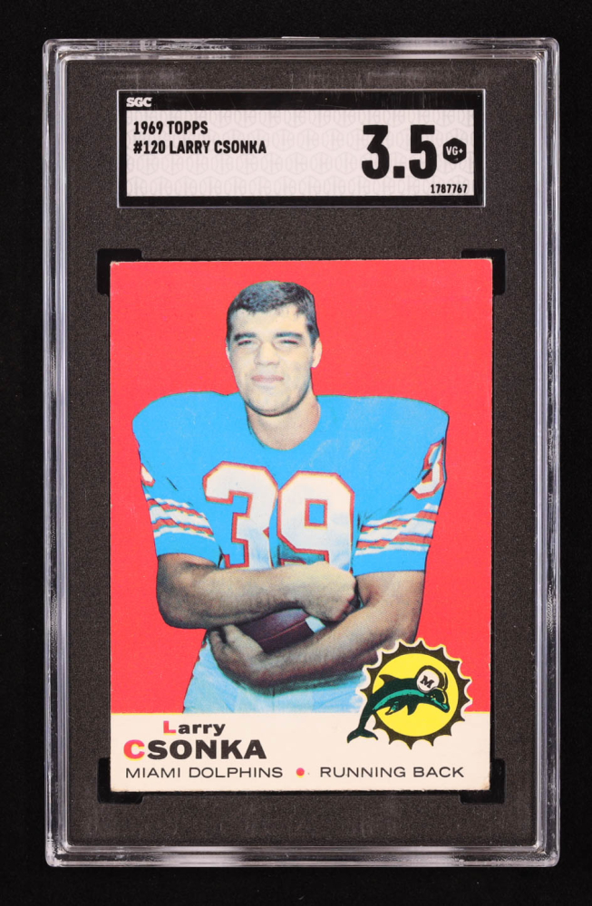 Larry Csonka 1969 Topps #120 RC (SGC 3.5) | Pristine Auction