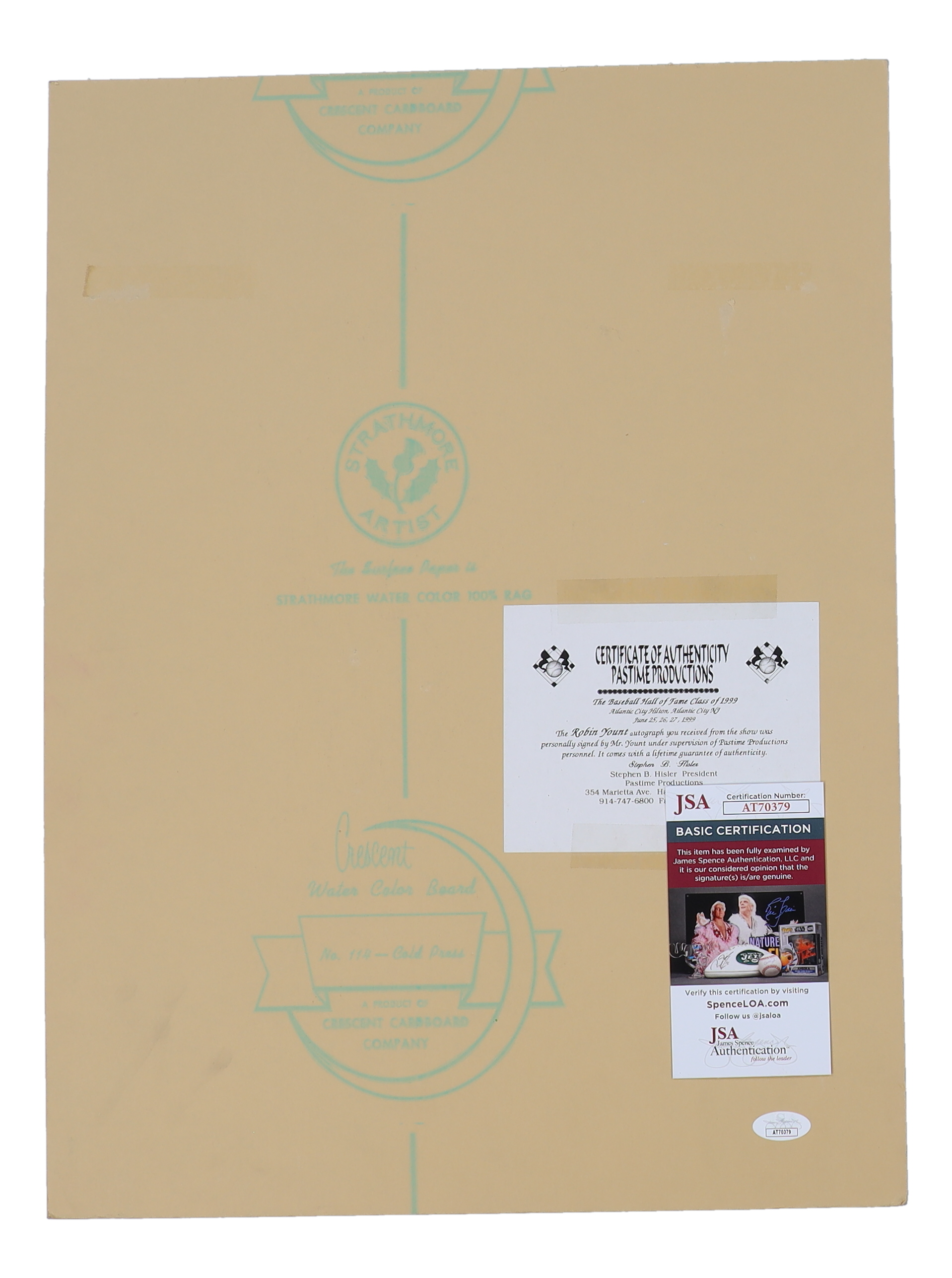 Robin Yount & Gary Longordo Signed Brewers Original Artwork (JSA & PA ...