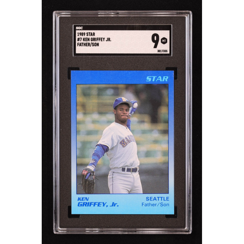 Ken Griffey Jr. 1989 Star Griffey Jr. #7 Ken Griffey Sr. Father/Son RC ...