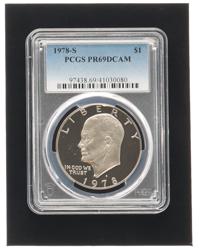 1978-S Eisenhower Silver Dollar (PCGS PR69DCAM) | Pristine Auction