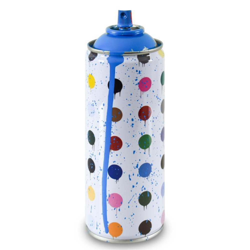 "Hirst Dots (Cyan)" LE Hand-Painted Spray Can by Mr. Brainwash ...