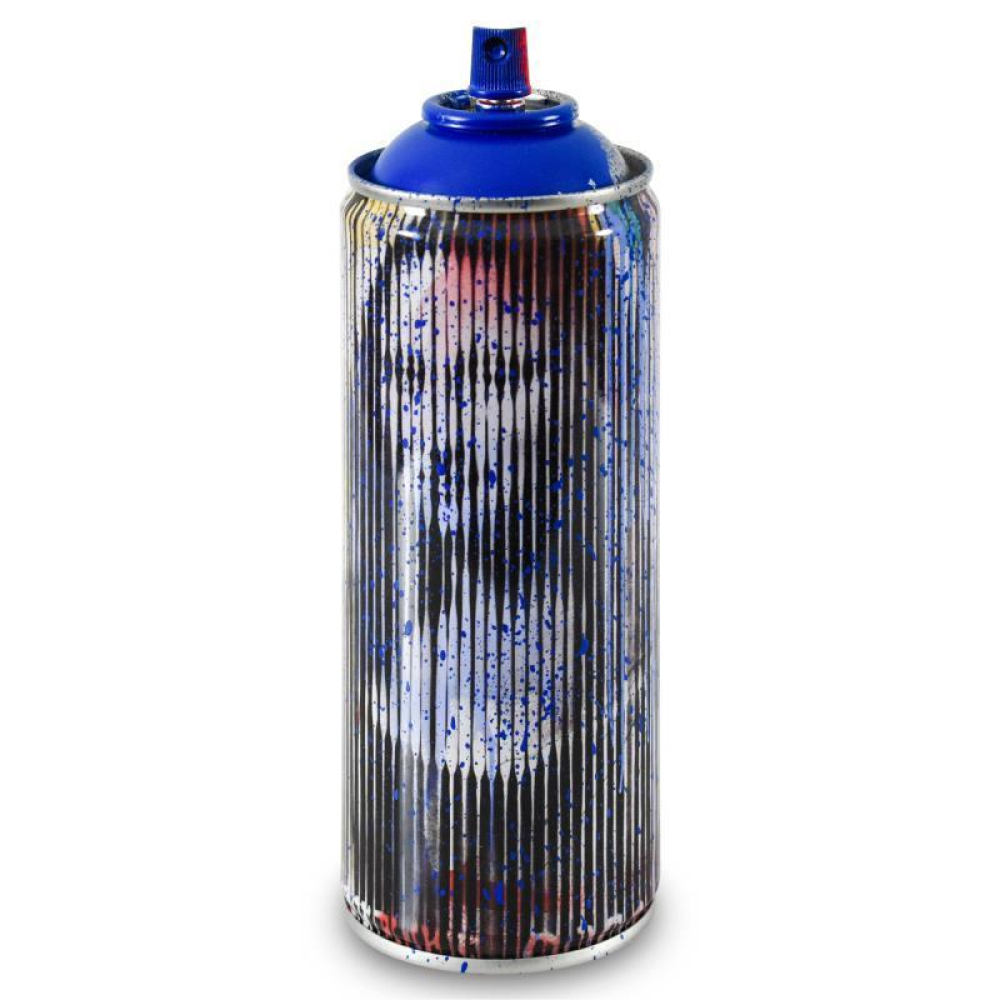 "Mona Lisa (Blue)" LE Hand-Painted Spray Can by Mr. Brainwash ...