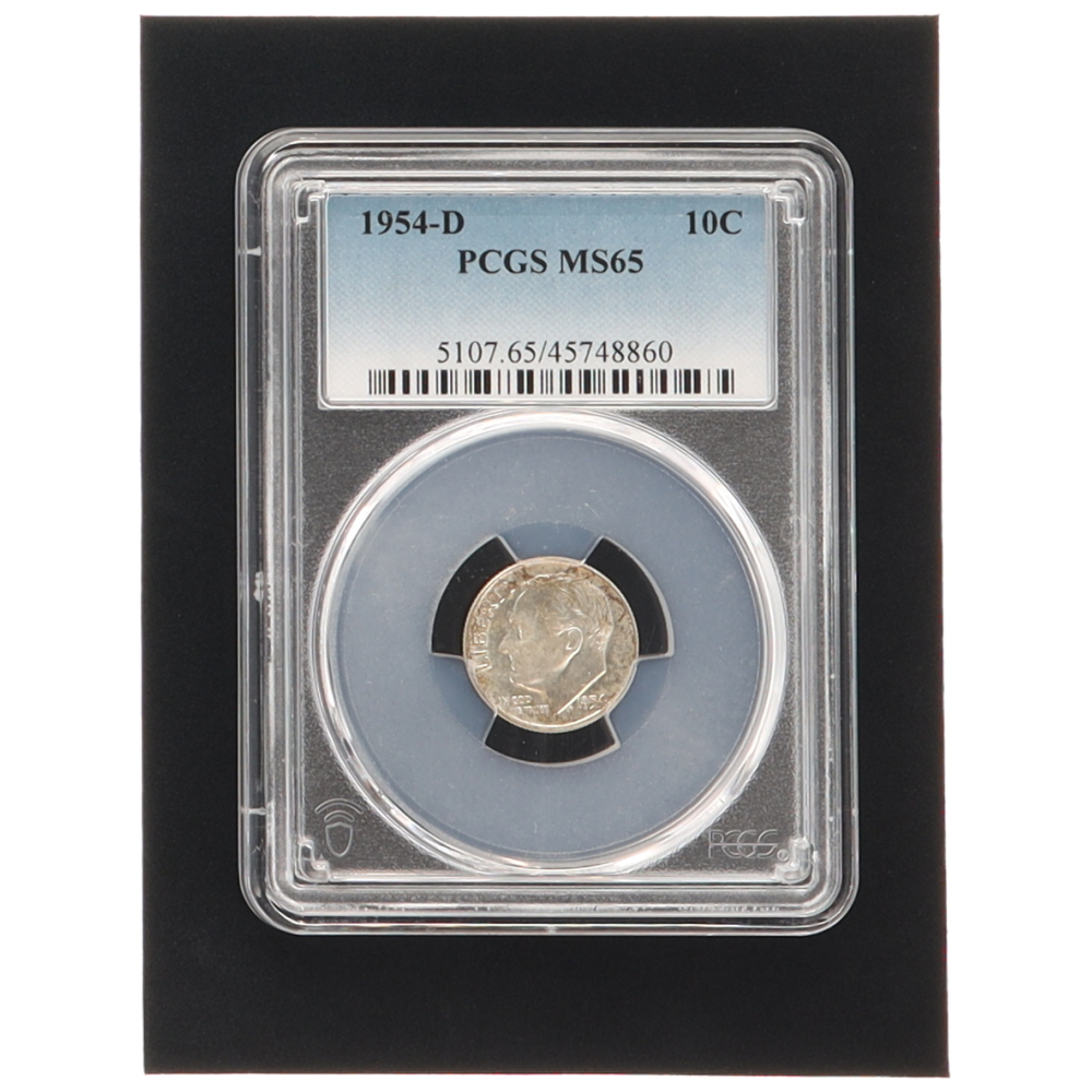 1954-D Roosevelt Dime (PCGS MS65) | Pristine Auction