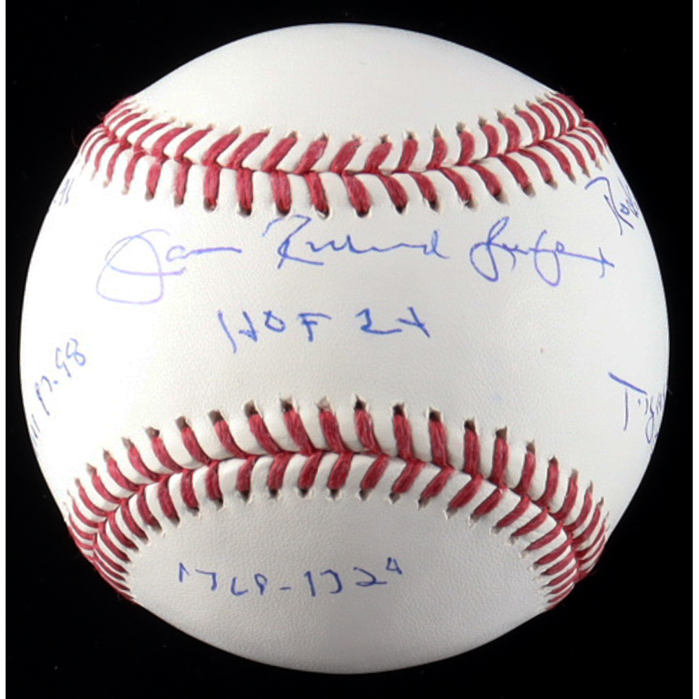 Jim Richard Leyland Signed OML Baseball With (8) Career Stat ...