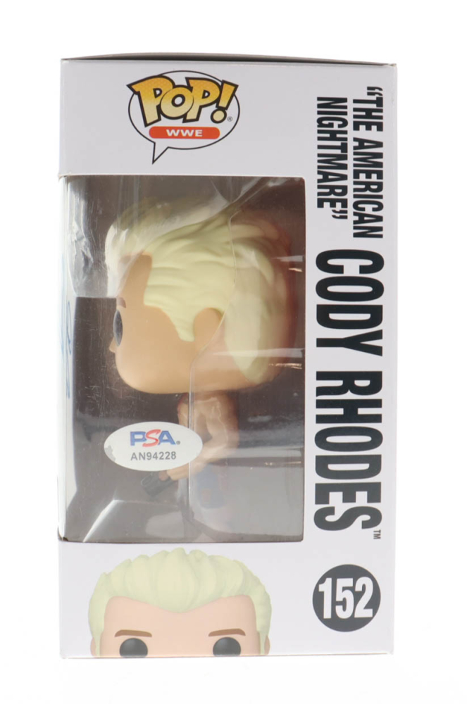 Cody Rhodes Signed WWE #152 "The American Nightmare" Cody Rhodes Funko ...