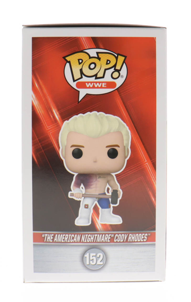 Cody Rhodes Signed WWE #152 "The American Nightmare" Cody Rhodes Funko ...