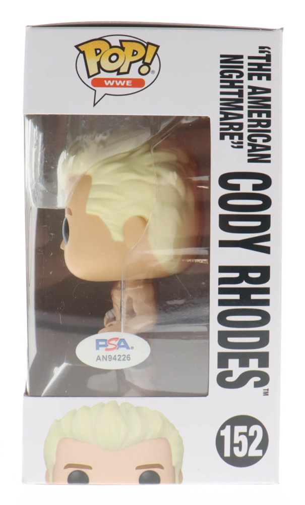 Cody Rhodes Signed WWE #152 "The American Nightmare" Cody Rhodes Funko ...