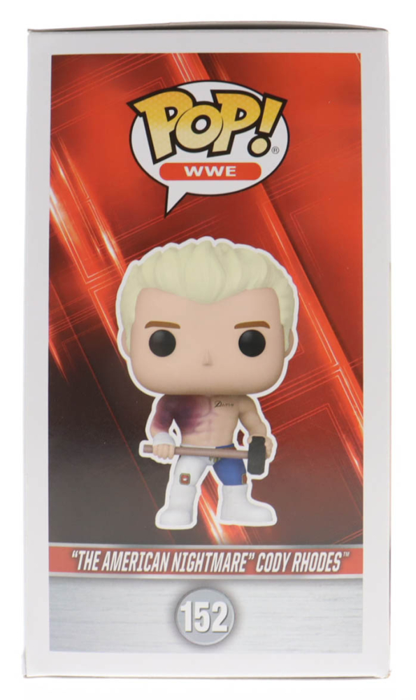 Cody Rhodes Signed WWE #152 "The American Nightmare" Cody Rhodes Funko ...
