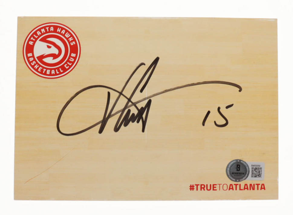 Vince Carter Signed Atlanta Hawks 5x7 Postcard (Beckett) | Pristine Auction