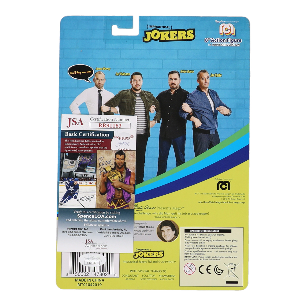 James Murray Signed "Impractical Jokers" Action Figure (JSA) | Pristine ...