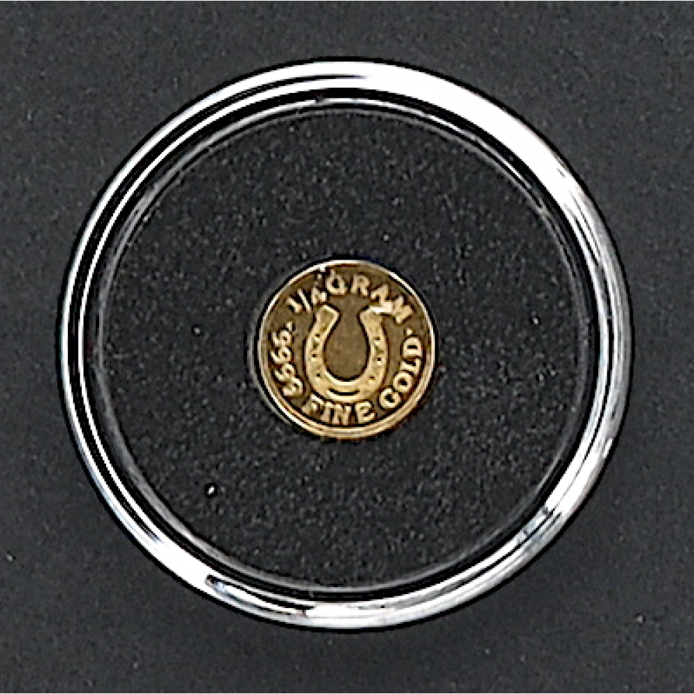 Monarch Precious Metals Horseshoe 1/4 Gram .9999 Fine Gold Bullion ...