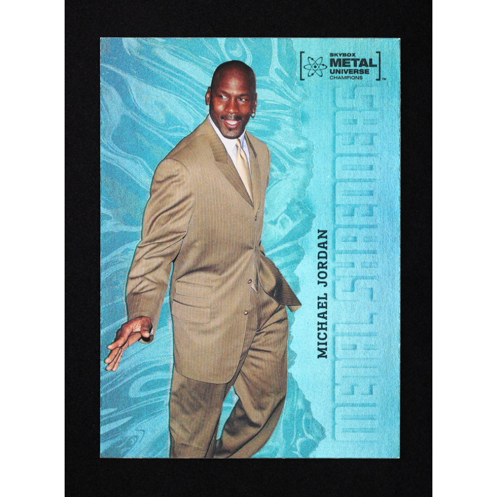 Michael Jordan 2022 Skybox Metal Universe Champions Aqua #101 MS | Pristine Auction