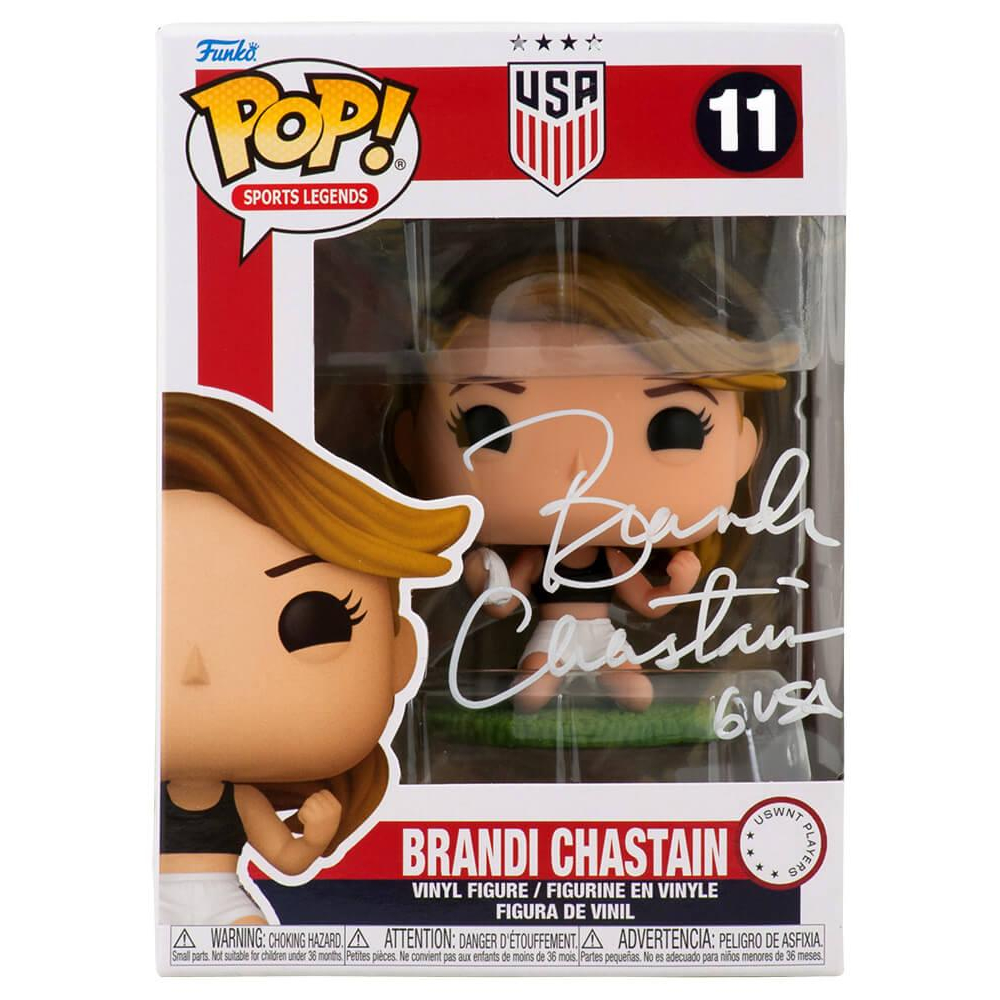 Brandi Chastain Signed Team USA #11 Funko Pop! Vinyl Figure Inscribed ...