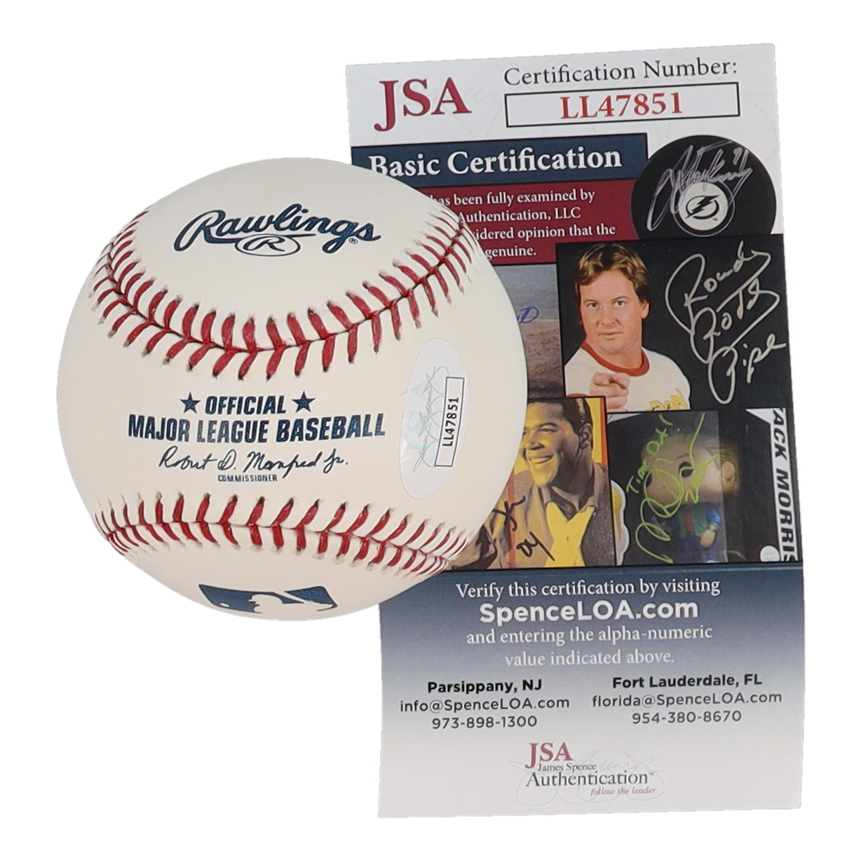 Bayron Lora Signed OML Baseball (JSA) | Pristine Auction