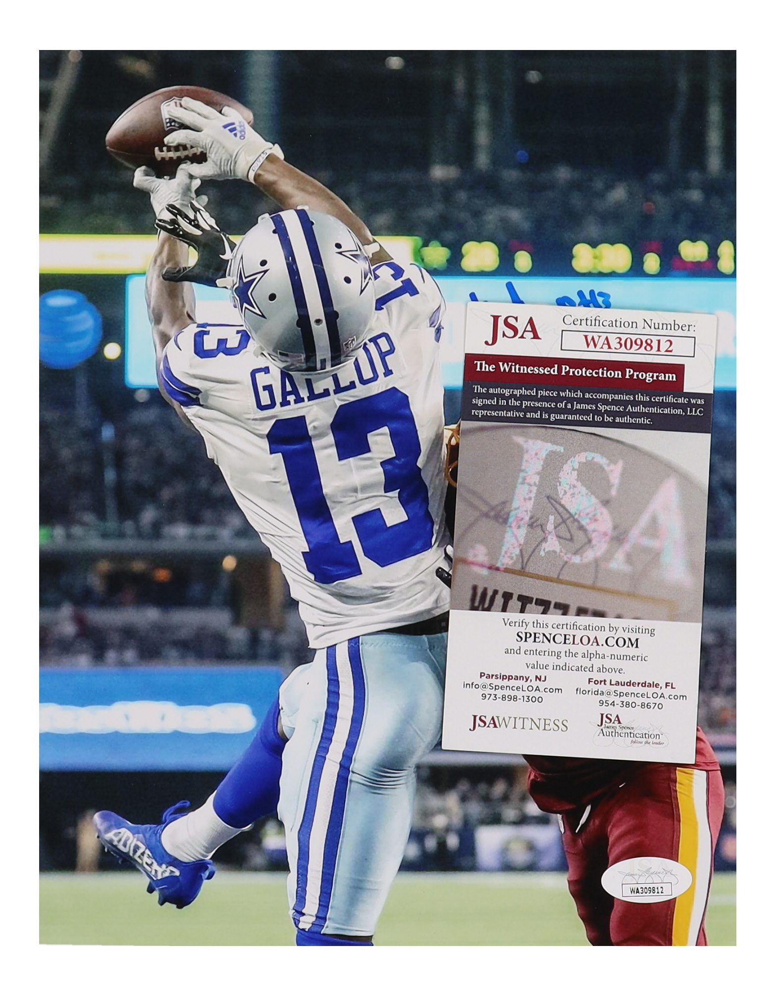 Michael Gallup Signed Cowboys 8x10 Photo (JSA) | Pristine Auction