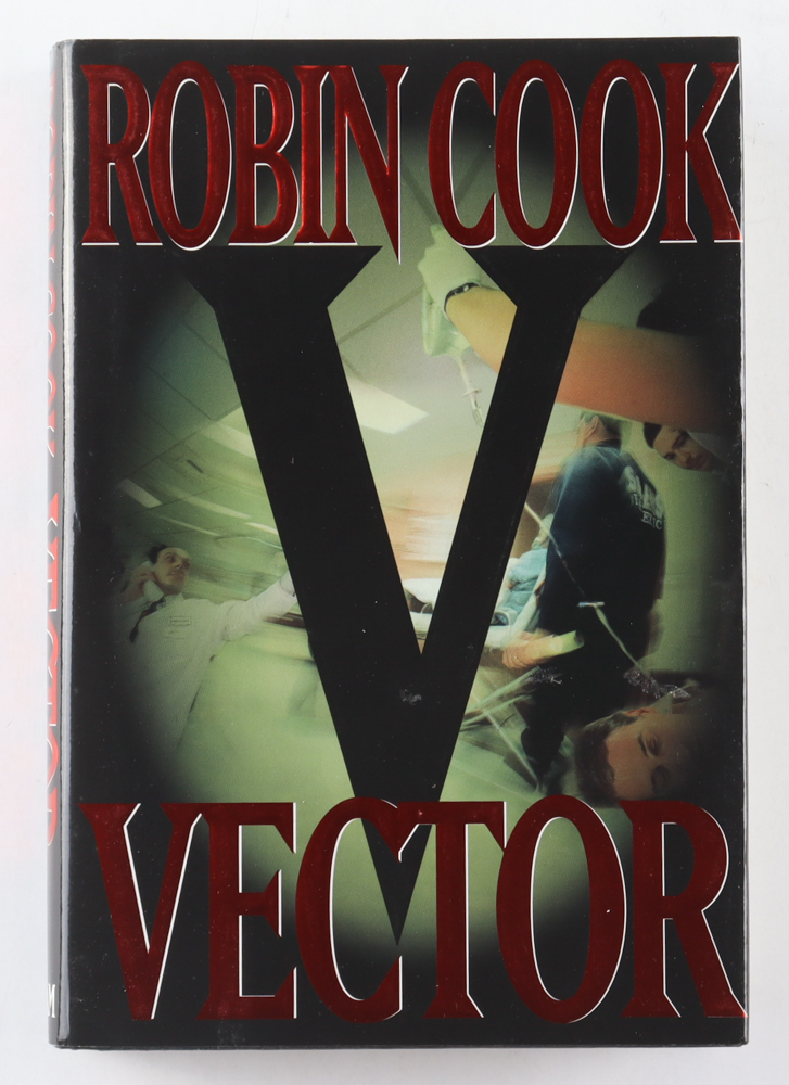 Robin Cook Signed "Vector" Hardback Book (Beckett) | Pristine Auction