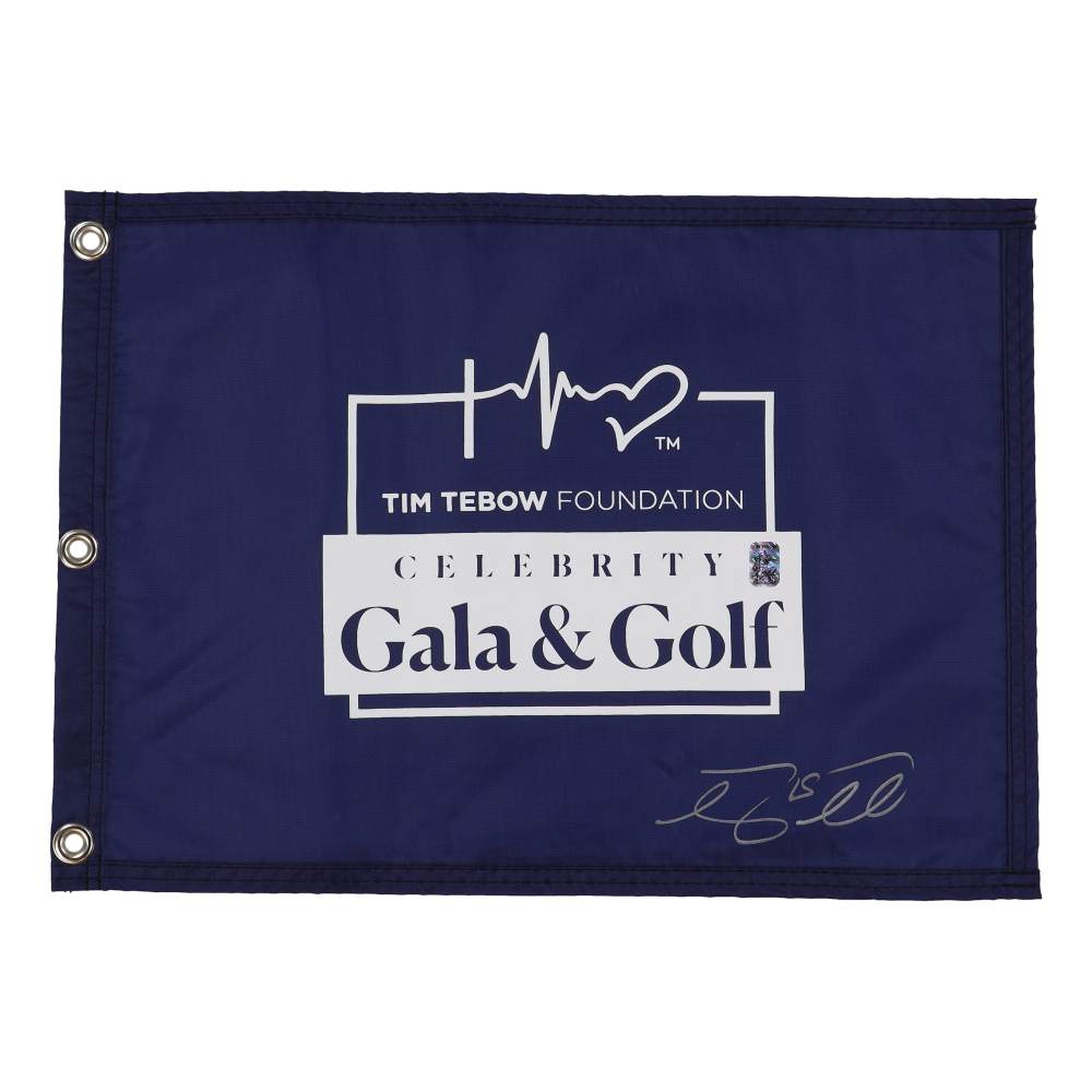 Tim Tebow Signed Tim Tebow Foundation Celebrity Gala & Golf Pin Flag ...