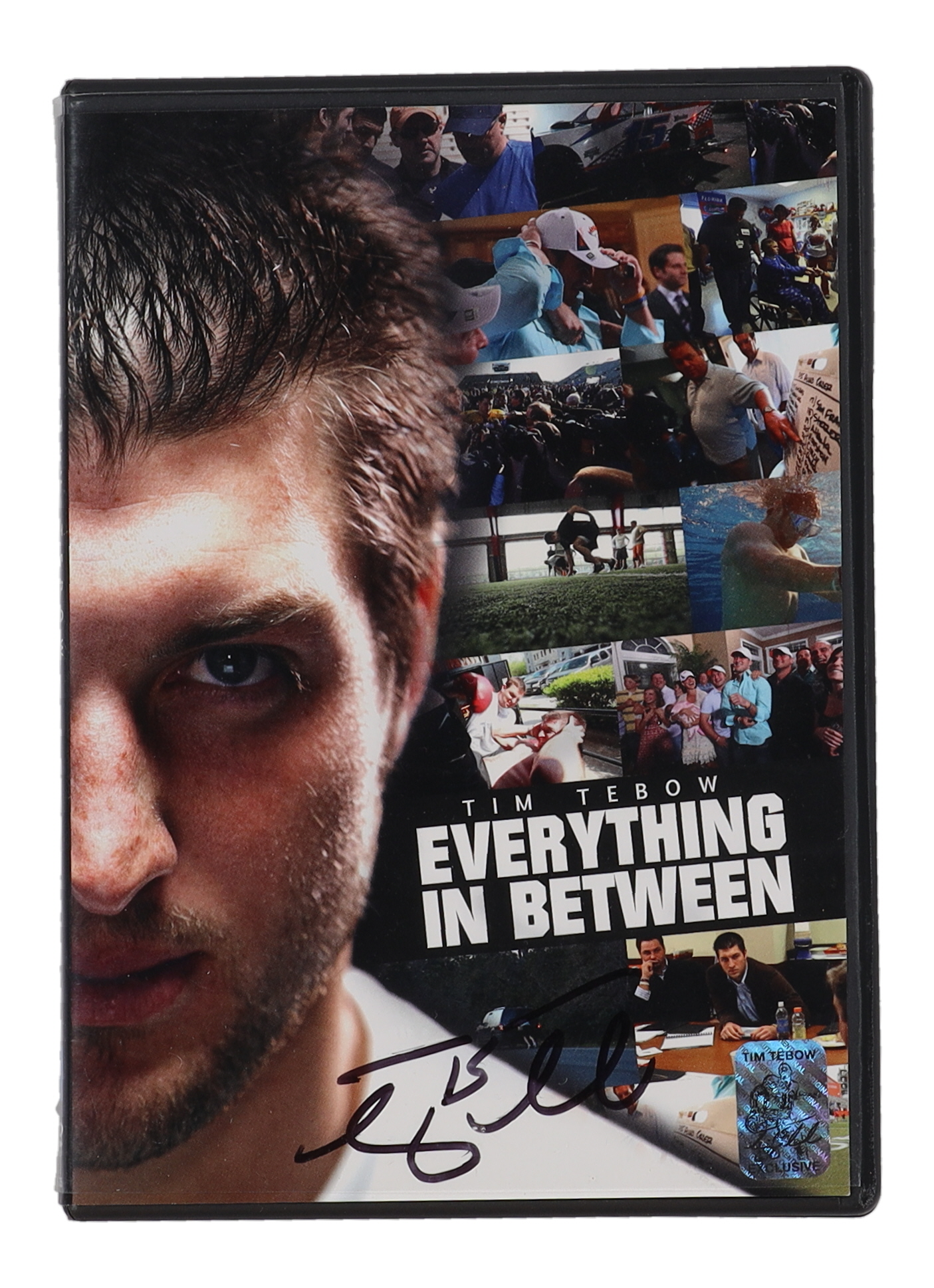 Tim Tebow Signed "Tim Tebow Everything In Between" DVD Case (Tebow ...