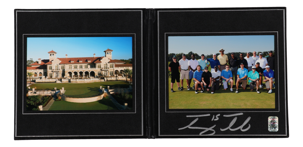 Tim Tebow Signed Tim Tebow Foundation Celebrity Golf Classic Photo ...