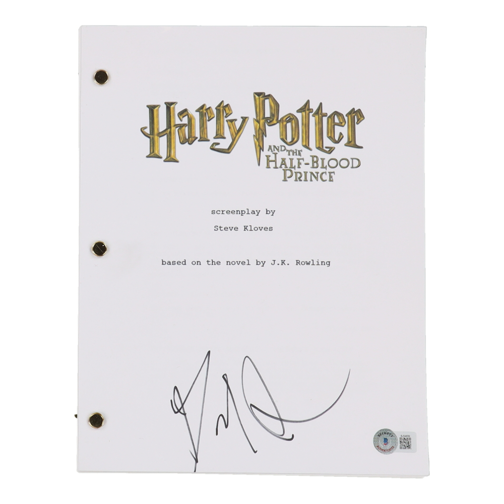 Daniel Radcliffe Signed "Harry Potter and The Half-Blood Prince" Movie ...