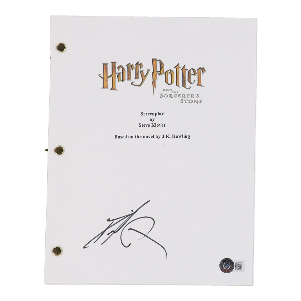 Daniel Radcliffe Signed "Harry Potter and The Sorcerer's Stone" Movie ...