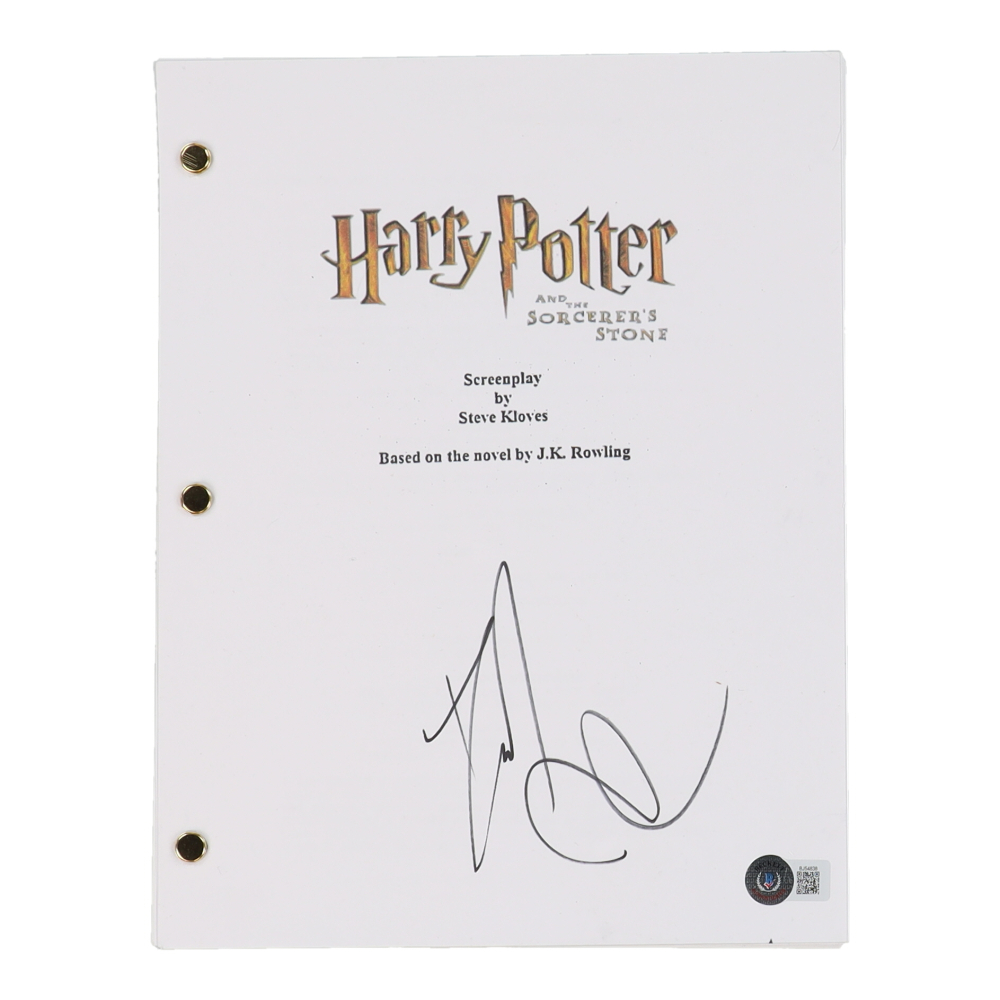 Daniel Radcliffe Signed "Harry Potter and The Sorcerer's Stone" Movie ...