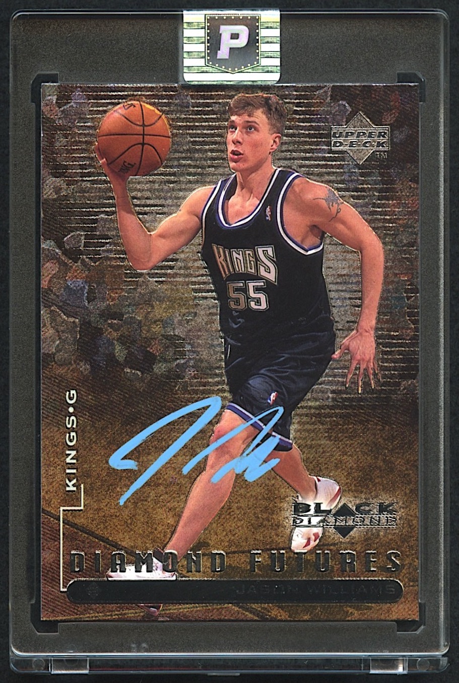 Jason Williams Signed 1998-99 Black Diamond #96 RC (PA Encapsulated ...