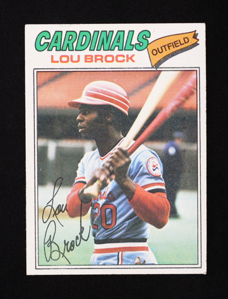 Lou Brock 1977 Topps #355 | Pristine Auction
